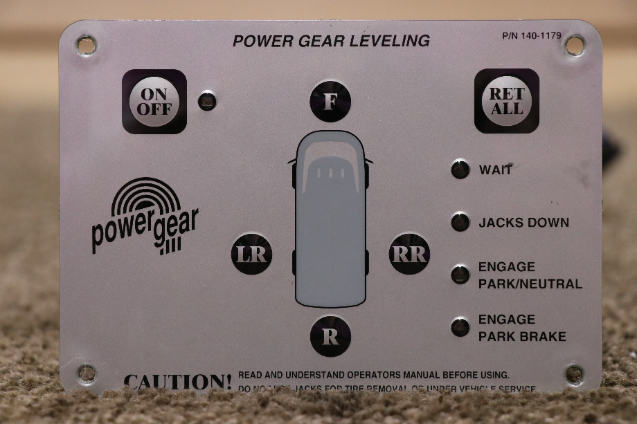 RV Components USED MOTORHOME POWER GEAR 140-1179 LEVELING TOUCH PAD ...