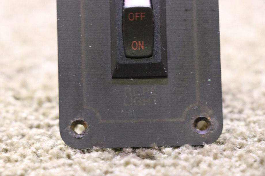 RV Components USED MOTORHOME MONACO ROPE LIGHT OFF / ON SWITCH PANEL ...