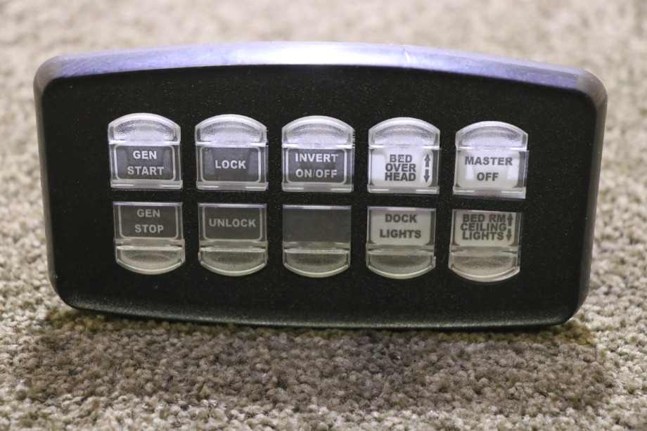 RV Components USED RV/MOTORHOME INTELLITEC 00-00966-010 10 BUTTON ...