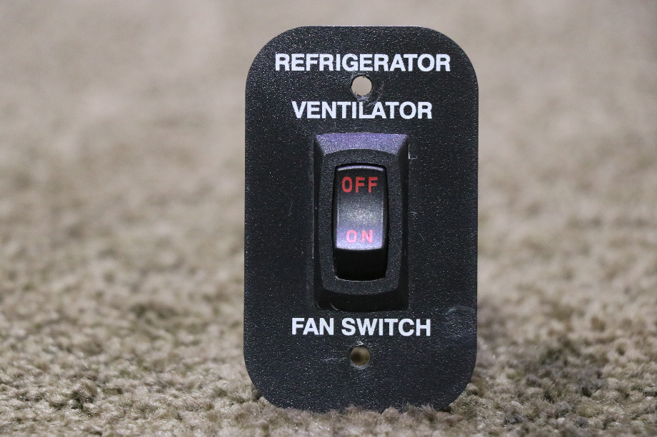 RV Components USED RV REFRIGERATOR VENTILATOR FAN SWITCH PANEL FOR SALE ...