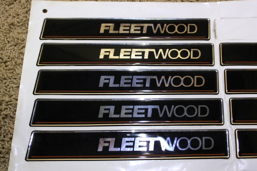 RV Accessories NEW FLEETWOOD RAISED DECAL-LOGO FOR SALE RV Exterior ...